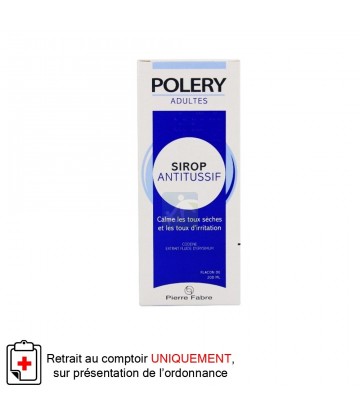 Polery Sirop Adulte 200 ml Pas Cher - Toux LaSante.net