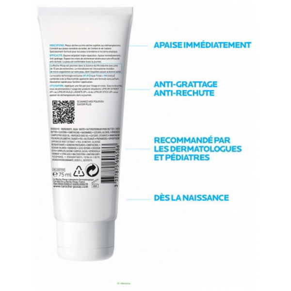 La Roche-Posay Lipikar AP+ M Baume Relipidant Pas Cher - Produits de ...